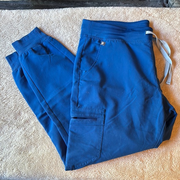 Figs | Pants & Jumpsuits | Figs Blue Cargo Pants With Relaxed Fit ...